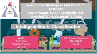 Automatic Waste classification using Deep learning and Robotic ...