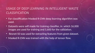 Automatic Waste classification using Deep learning and Robotic ...
