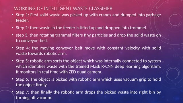 Automatic Waste classification using Deep learning and Robotic ...