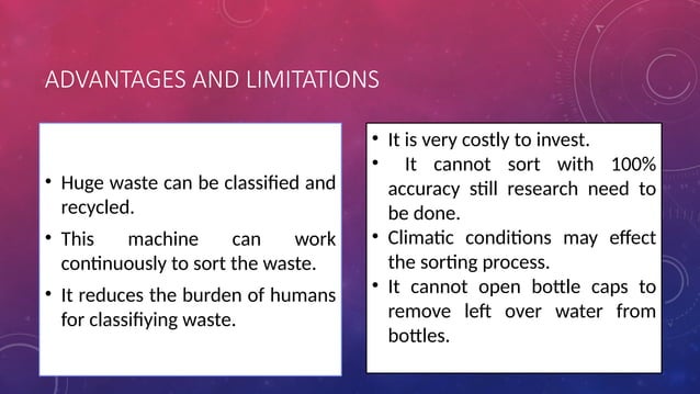 Automatic Waste classification using Deep learning and Robotic ...