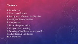 Automatic Waste classification using Deep learning and Robotic ...