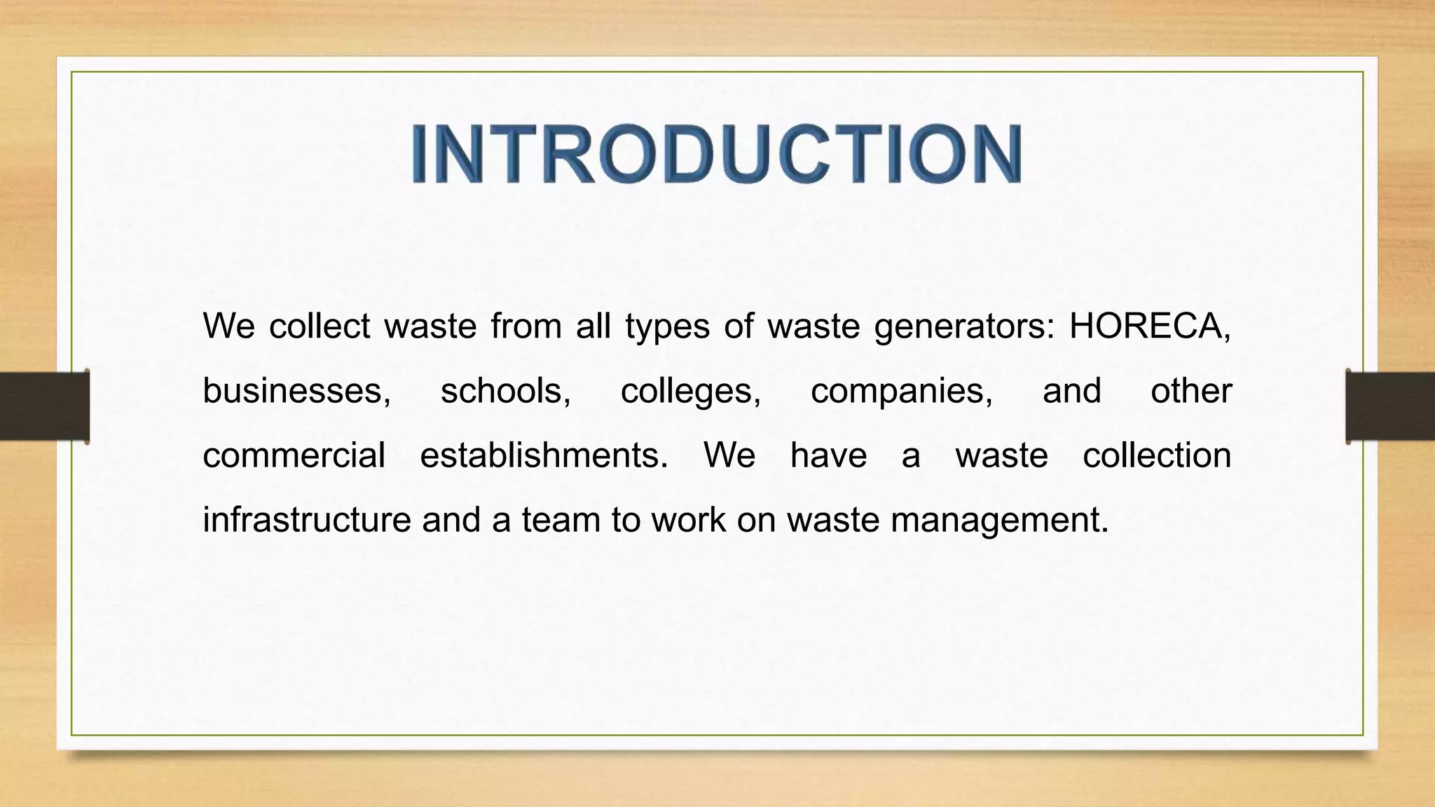 Waste Collection | PPTX