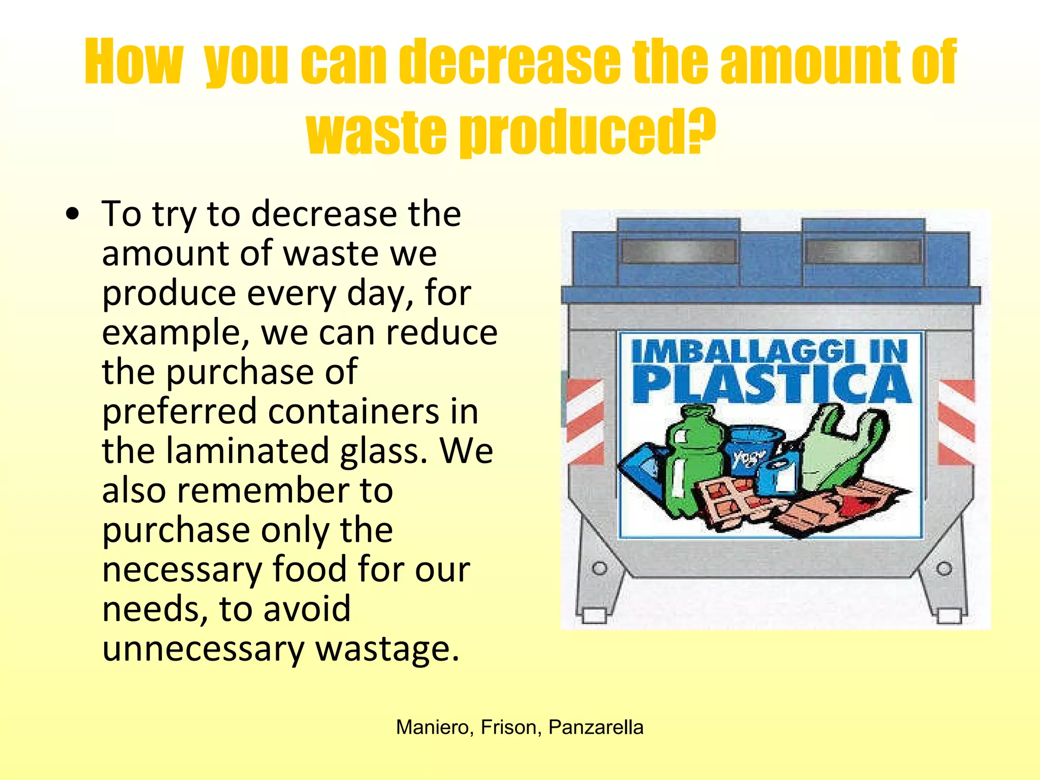 Waste Cycle | PPT | Food & Drink