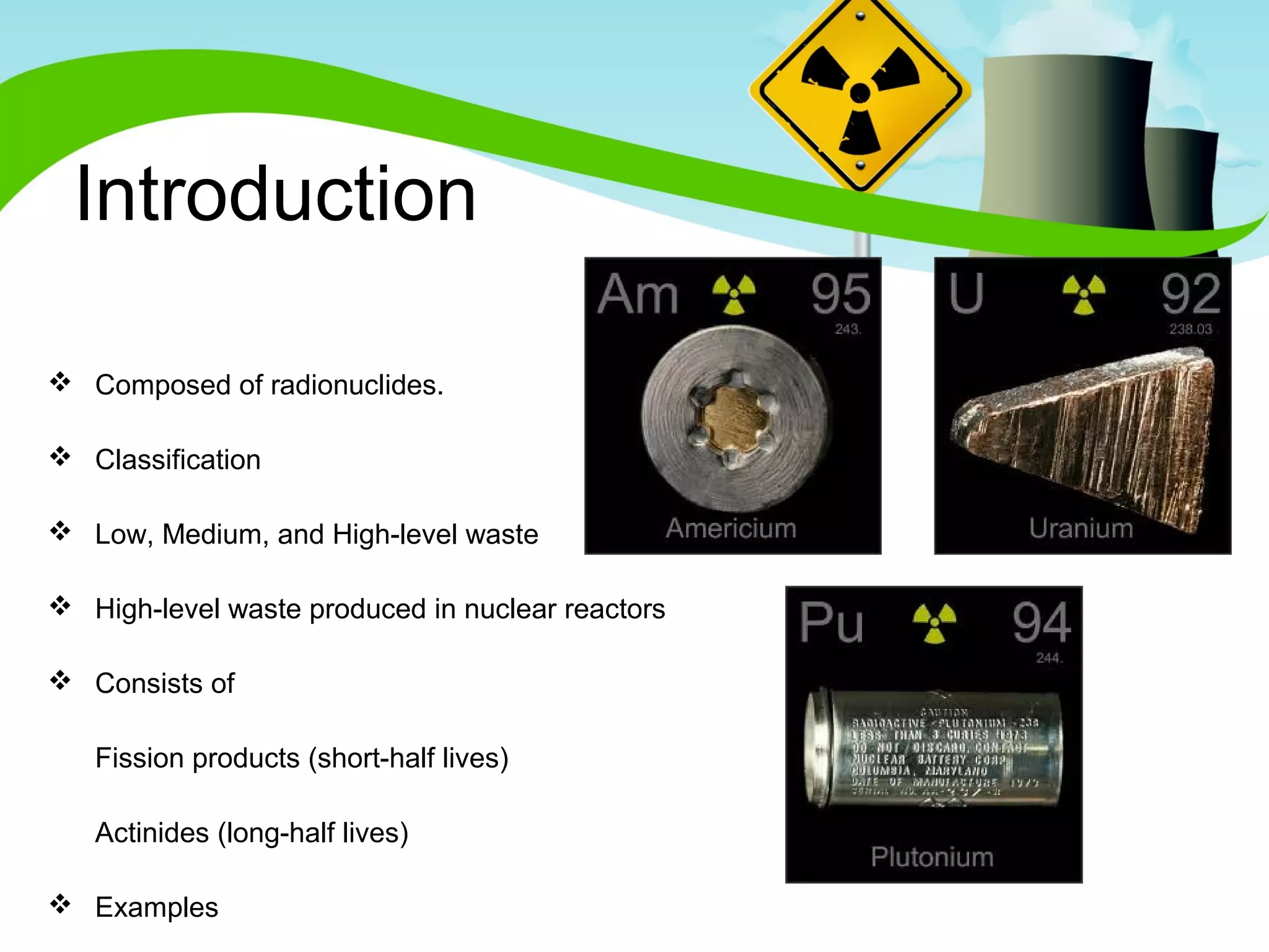 Radioactive Waste disposal methods | PPT