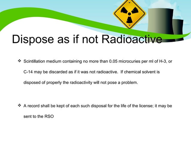 Radioactive Waste disposal methods | PPT | Chemistry | Science