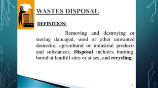 Waste disposal | PPTX