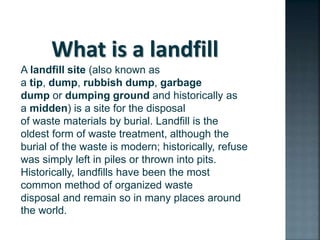 Waste disposal and it's solution for all classes | PPT
