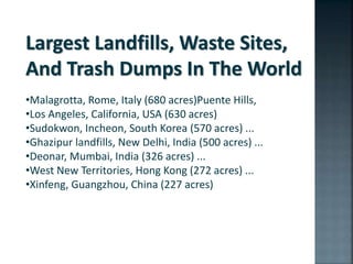 Waste disposal and it's solution for all classes | PPT | Indoor ...