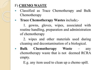 PHARMACEUTICAL WASTE DISPOSAL | PPTX
