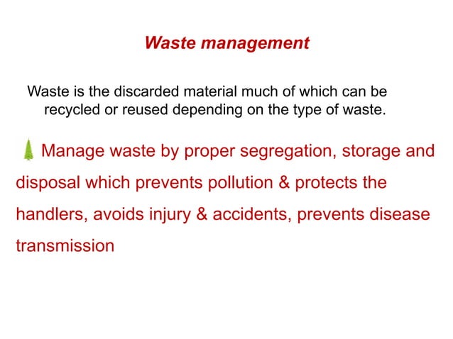 Waste disposal and waste management, Disposal, colour coding,.ppt