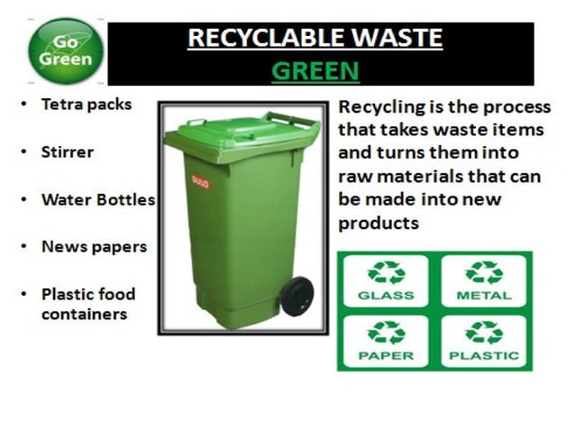 Waste disposal and waste management, Disposal, colour coding,.ppt