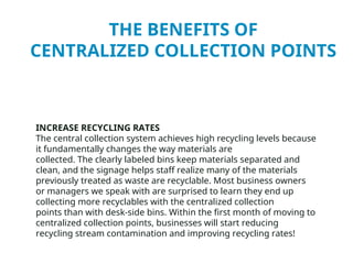 Waste disposal and centralized dustbin usages | PPT
