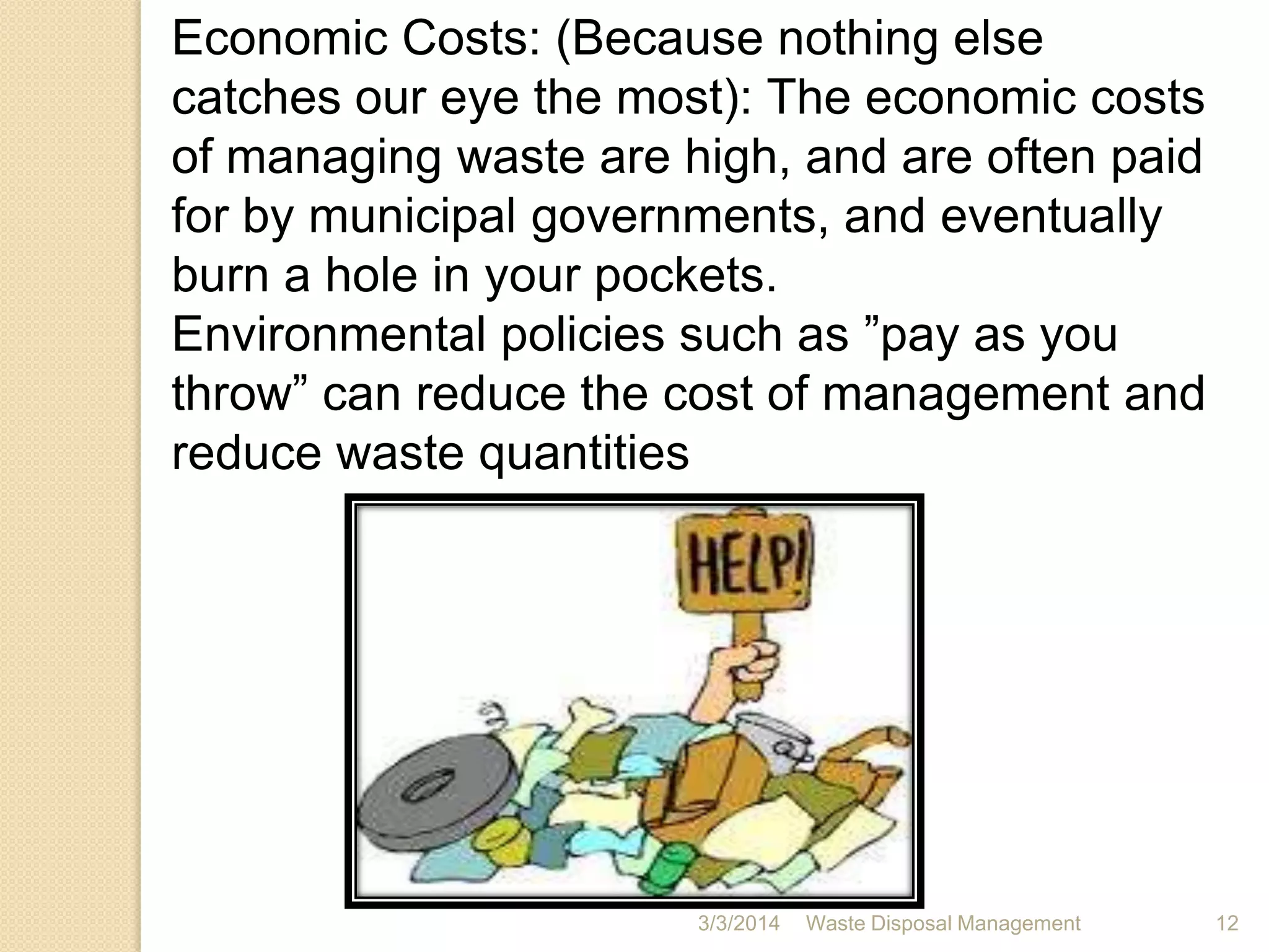 Waste Disposal Management - Basics | PPTX