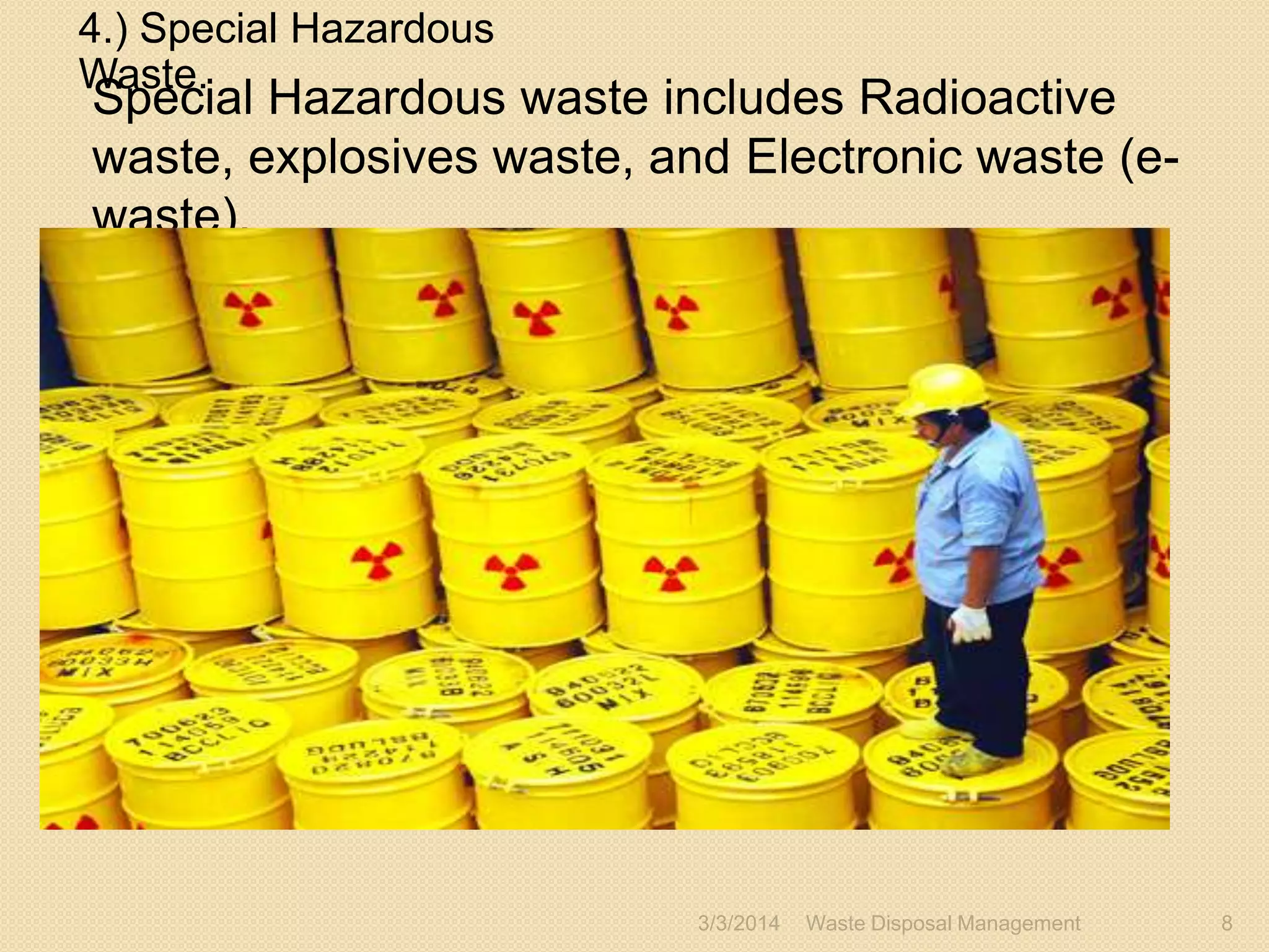 Waste Disposal Management - Basics | PPTX