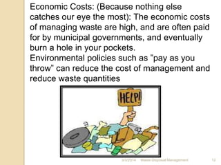 Waste Disposal Management - Basics | PPTX