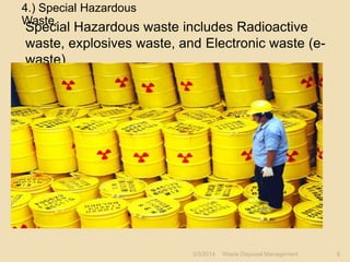 Waste Disposal Management - Basics | PPTX