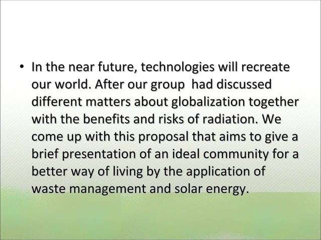 Waste Disposal Proposal 1 | PPT