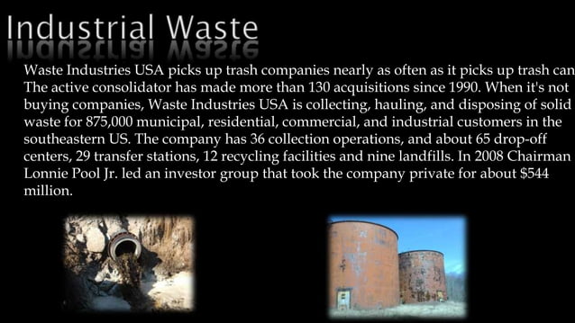 Waste disposal system in UK and USA | PPT