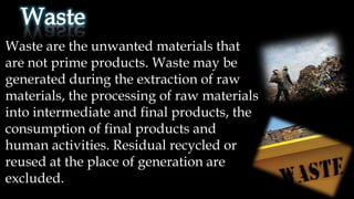 Waste disposal system in UK and USA | PPT