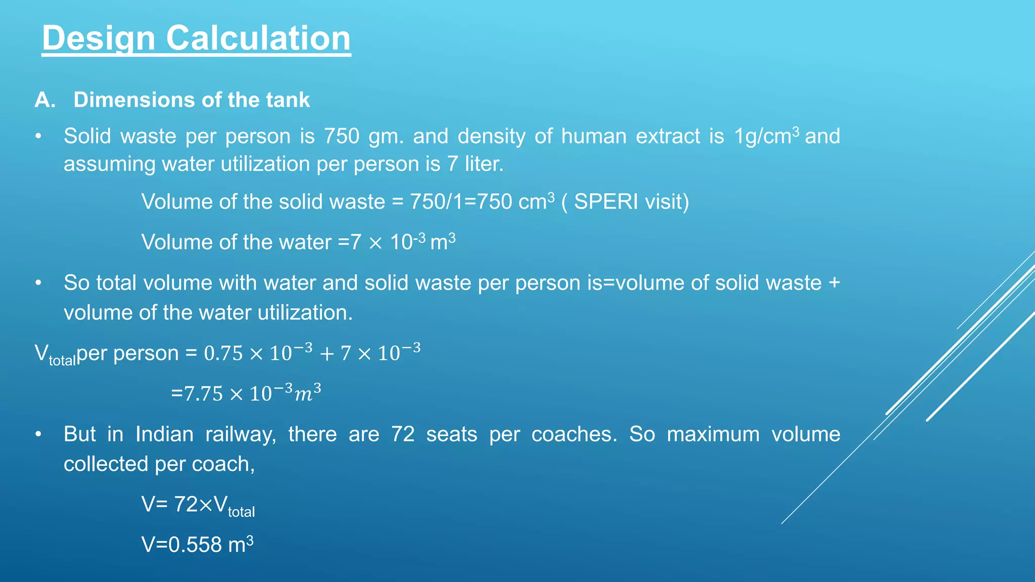 Waste disposal system of railway wagon | PPTX