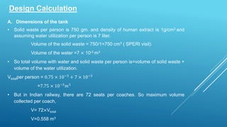 Waste disposal system of railway wagon | PPT