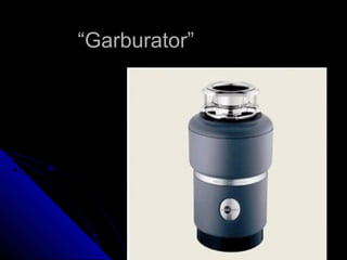 Waste disposal unit | PPT