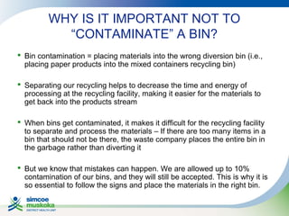Waste diversion power point final | PPS