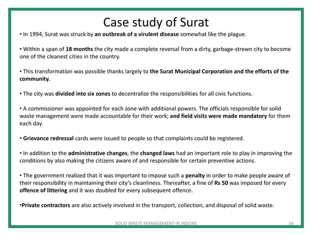 Waste free indore | PPTX | Environmental Services Industry | Industries