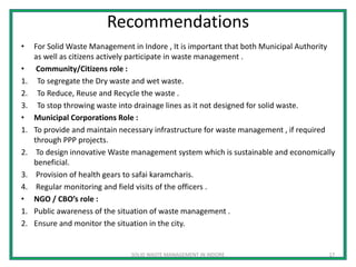 Waste free indore | PPTX