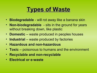 Wasteful World | PPT