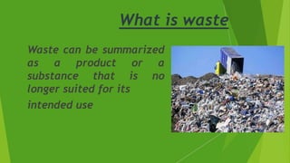 Waste (garbage) management | PPT