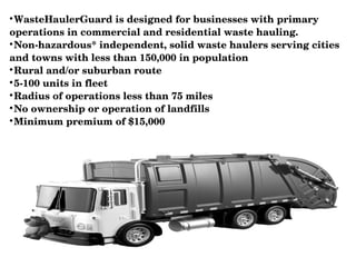 Waste haulers insurance | PPT | Insurance | Personal Finance