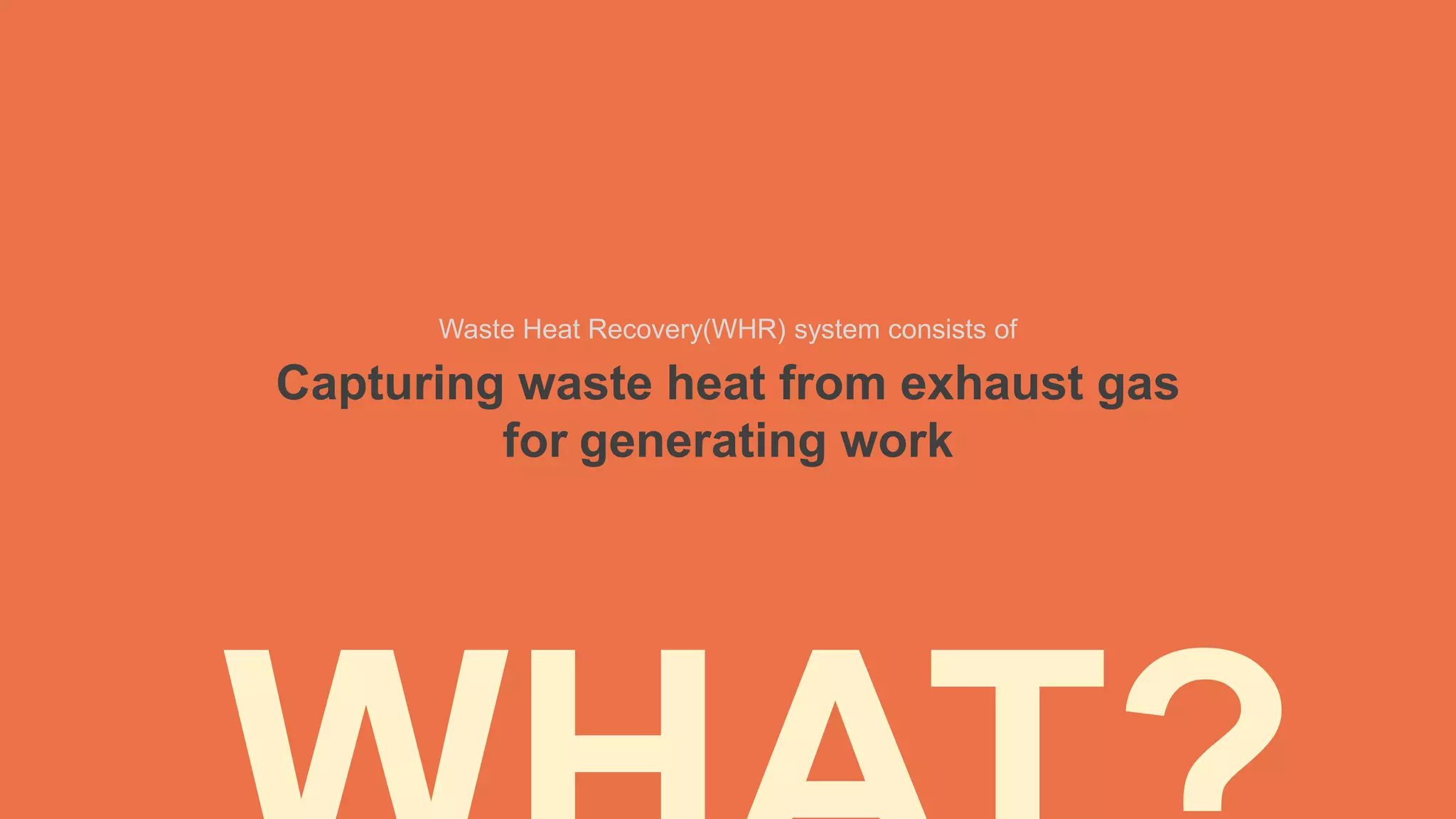 Waste Heat Recovery IN IC Engine | PPTX