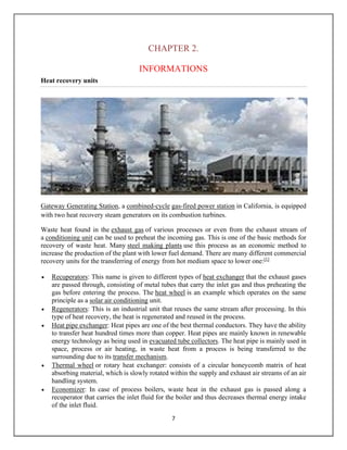 waste heat recovery PROJCT REPOSTS FOR DIPLOAMA | PDF