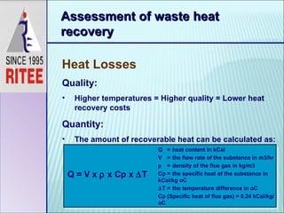 Waste Heat Recovery Vinay Shukla | PPT