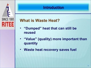 Waste Heat Recovery Vinay Shukla | PPT