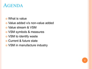 Waste identification trough vsm(value stream mapping ).pptx final | PPTX