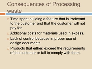 Waste in production | PPTX
