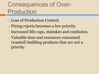 Waste in production | PPTX