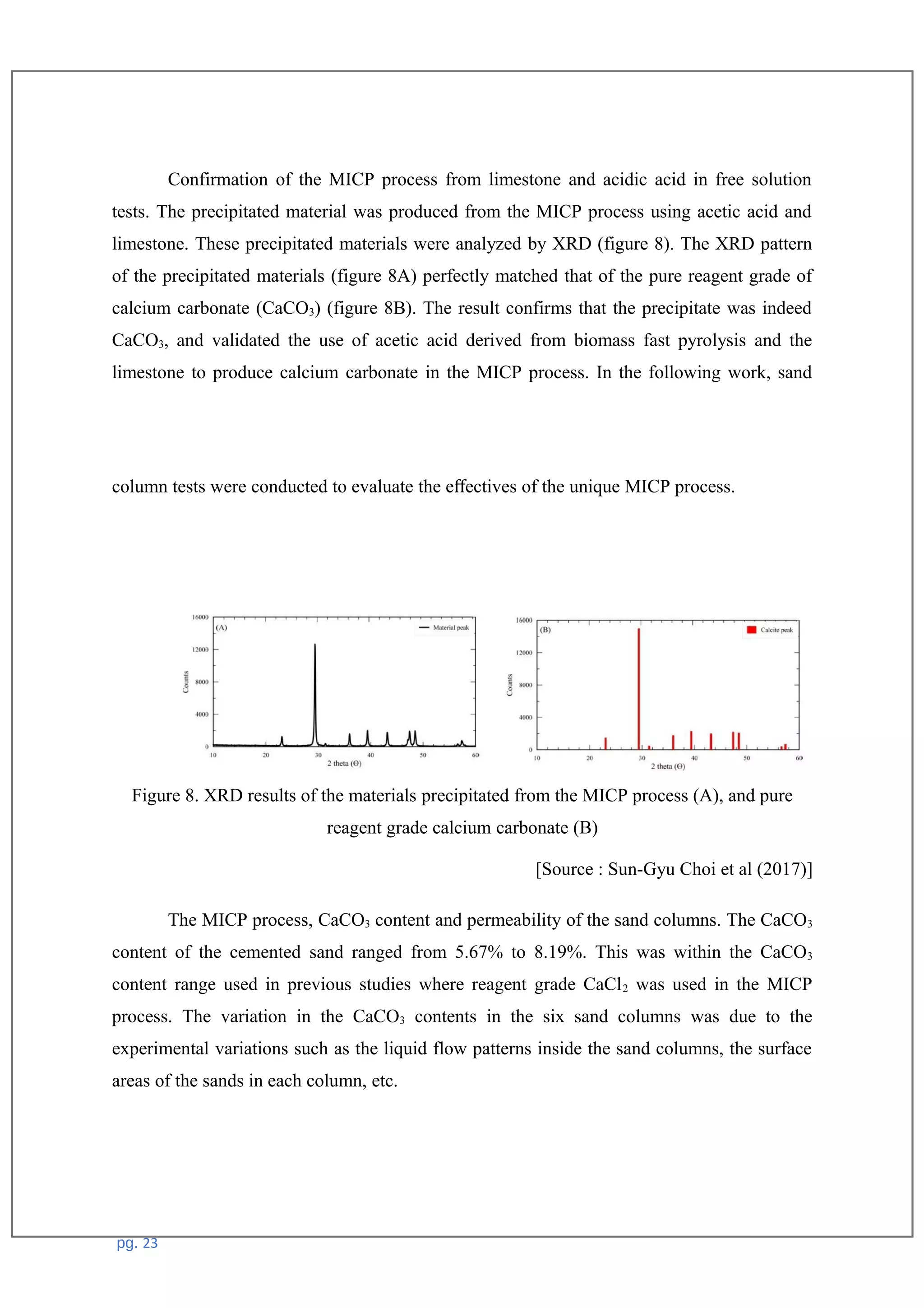 BIOCEMENTATION FOR SAND USING WASTE (CONTAIN CALCIUM SOURCE) | PDF