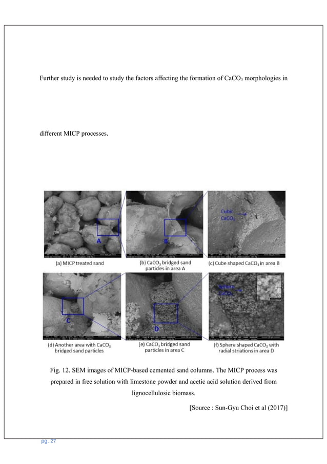 BIOCEMENTATION FOR SAND USING WASTE (CONTAIN CALCIUM SOURCE) | PDF