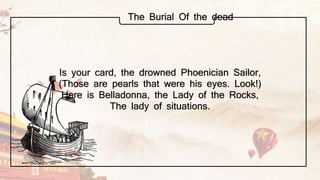 The Wasteland By T.S. Eliot (Burial Of The Dead) | PPTX