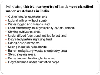 Wasteland classification | PPTX