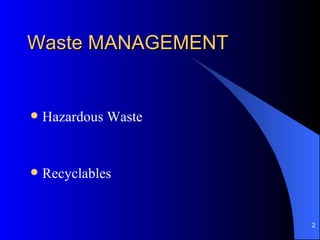 Waste management | PPT