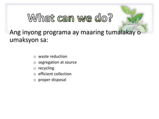 Waste management | PPTX