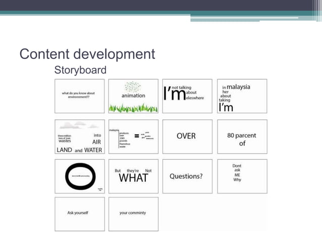 Waste management - Media Art FYP Slides | PPT