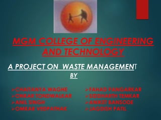 Waste management | PPTX