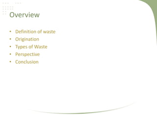 Waste management | PPT