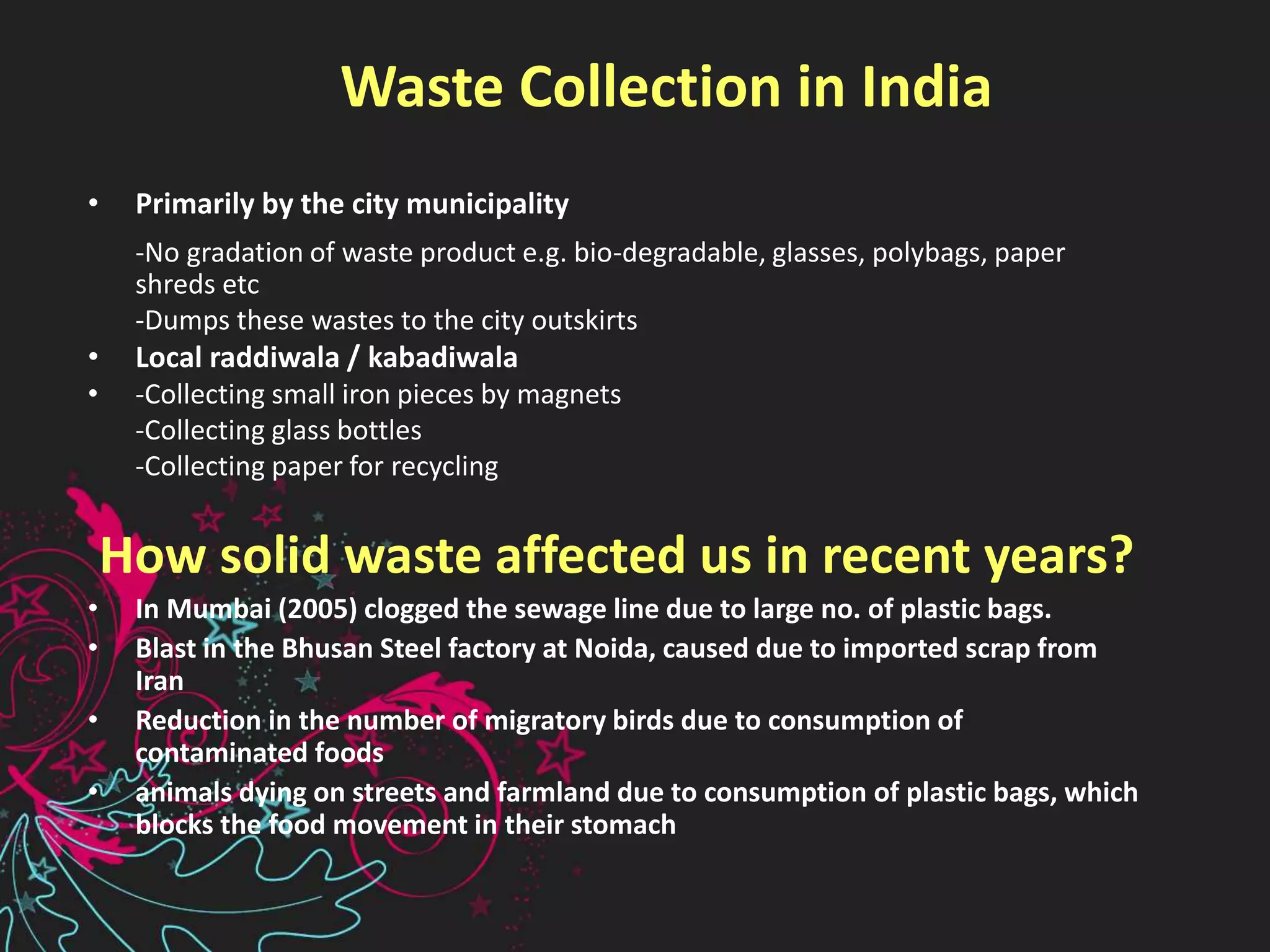 Waste management | PPTX