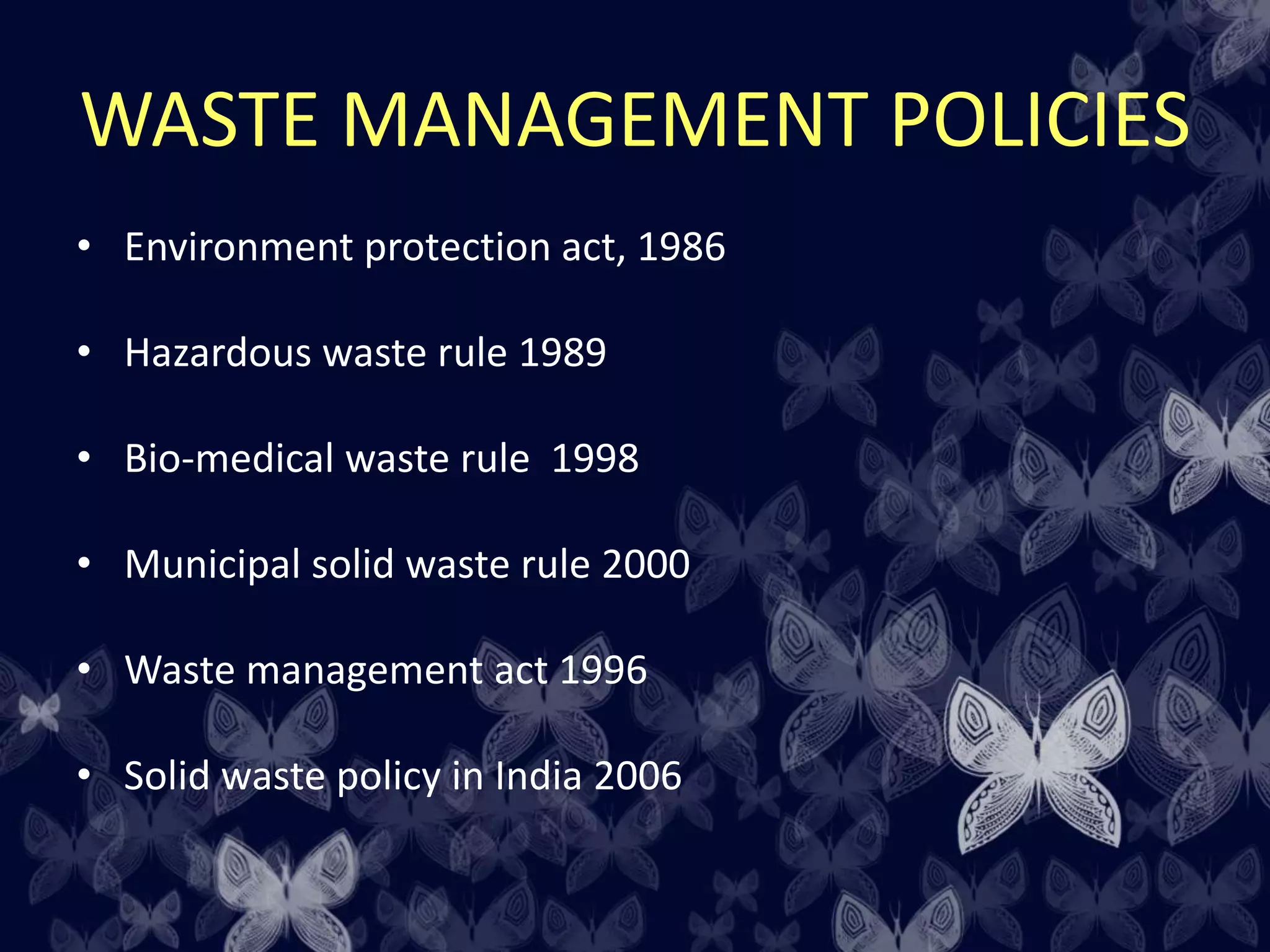 Waste management | PPTX